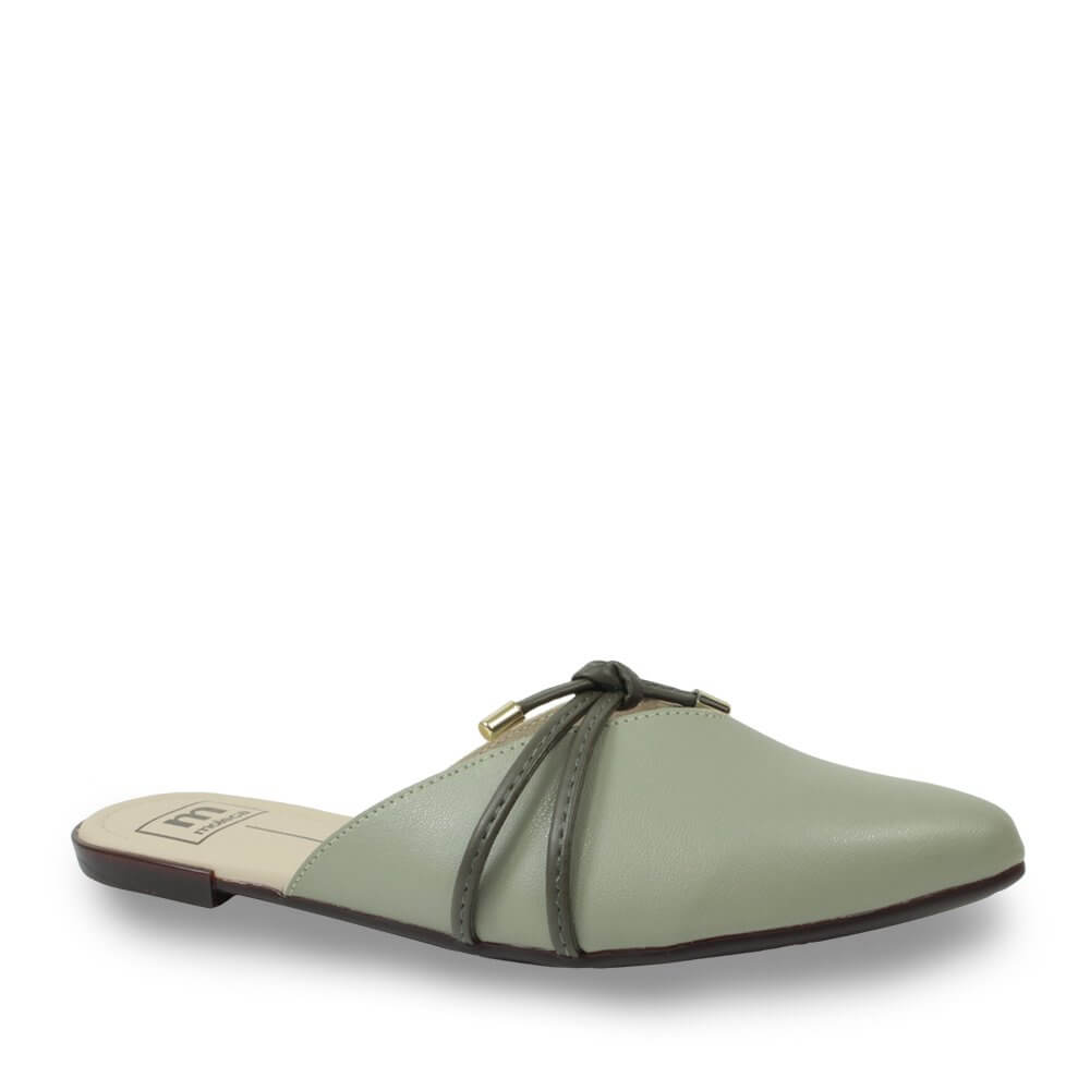 Mule Moleca 5444.315 Bico Fino Tira com Nó Feminino