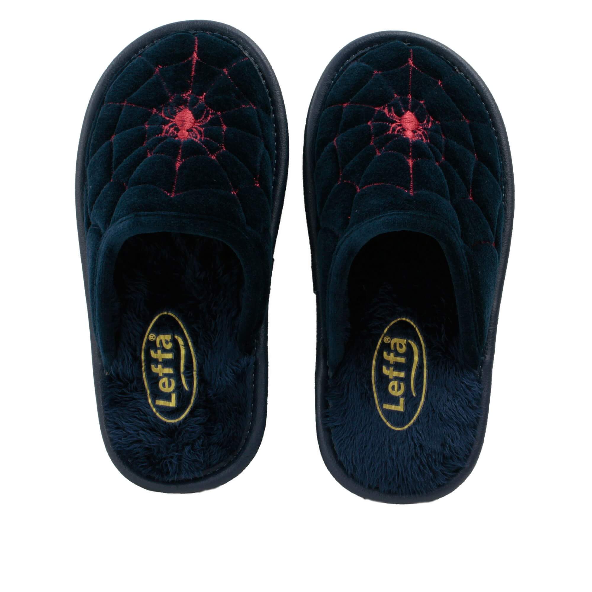 Pantufa Infantil Leffa 717 Estampa de Aranha Menino