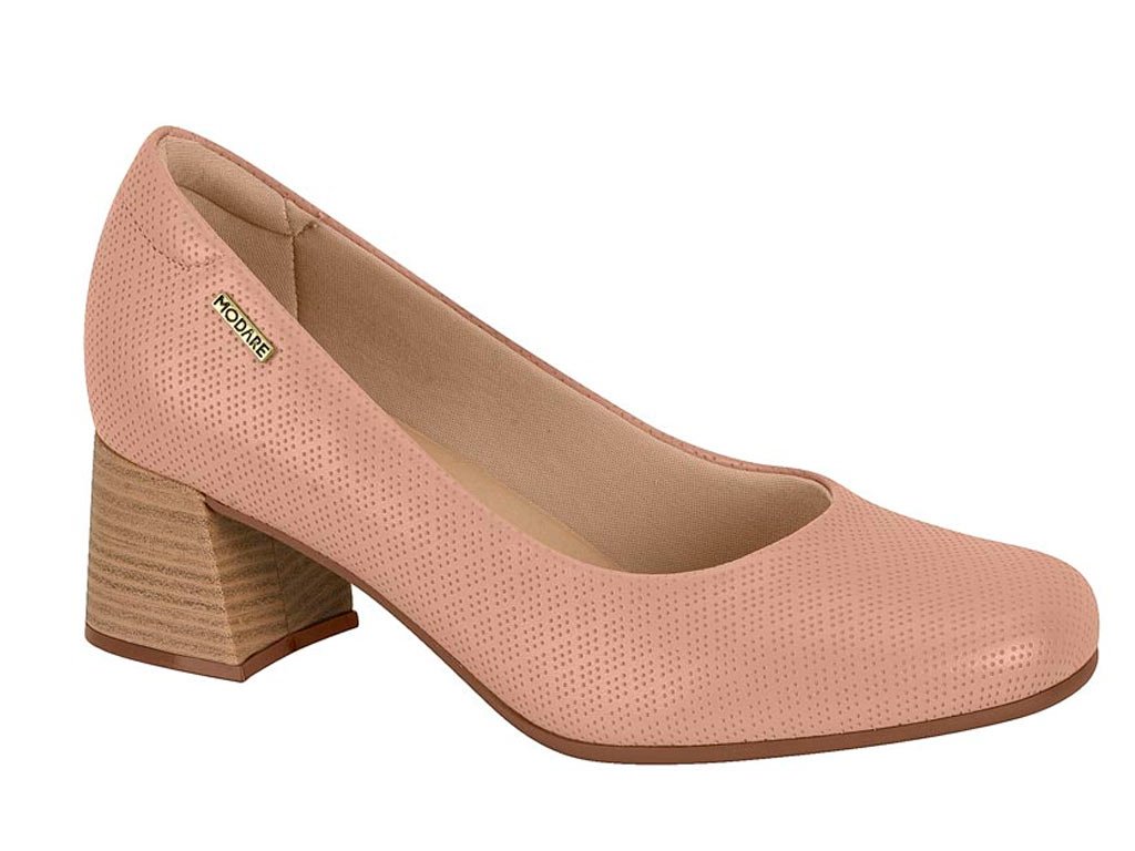 Sapato Scarpin Modare Ultraconforto Salto Bloco 7373 100 - Sapato Casual