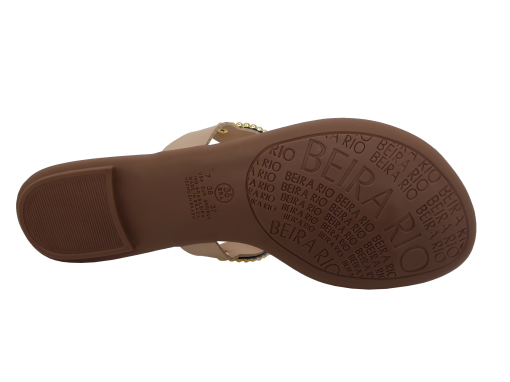 Rasteirinha Feminina Beira Rio com Pedrarias 8367.320