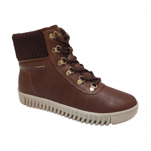 Tênis De Cano Pegada Em Couro Feminino 210508