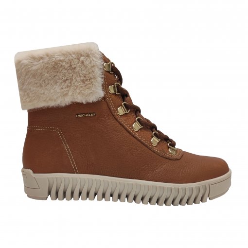 Tênis De Cano Pegada Em Couro Feminino 210508