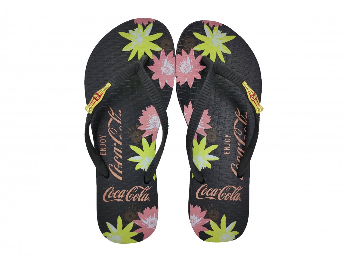 Chinelo Coca Cola Blooming Feminino CC3803