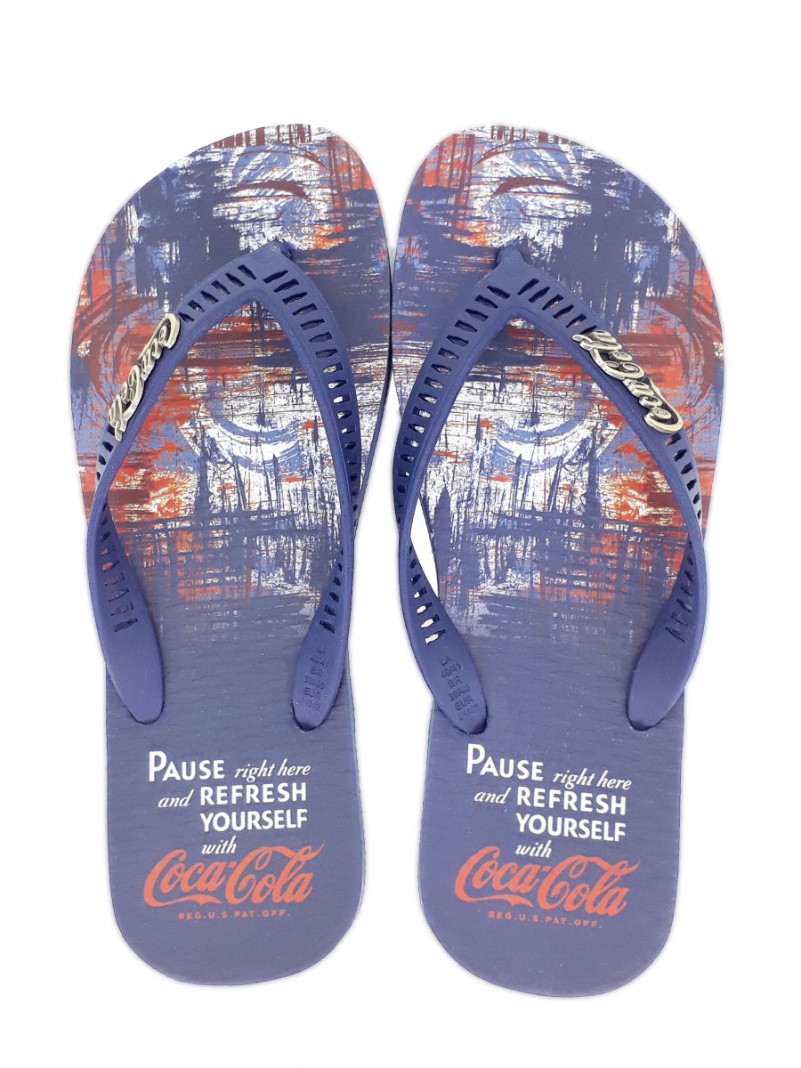 Chinelo Coca Cola Paint Streak Masculino CC3383