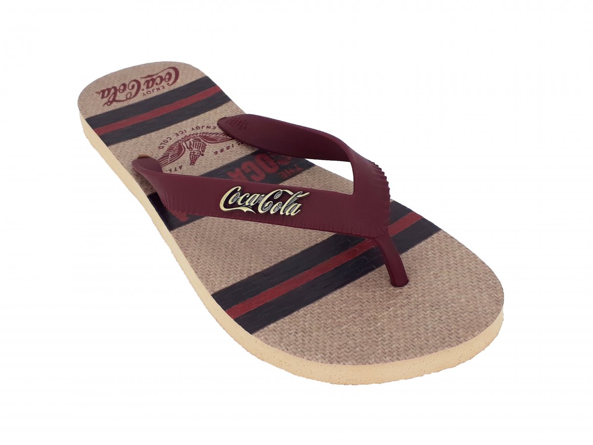 Chinelo Masculino Coca Cola Vintage Canvas