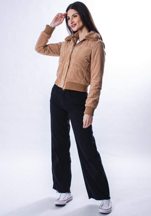 Casaco Crocker Feminino Camurça Reggla