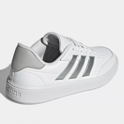 Tenis Adidas Courtblock IF6465 - Branco/Prata - Chuteira Nike, Adidas ...