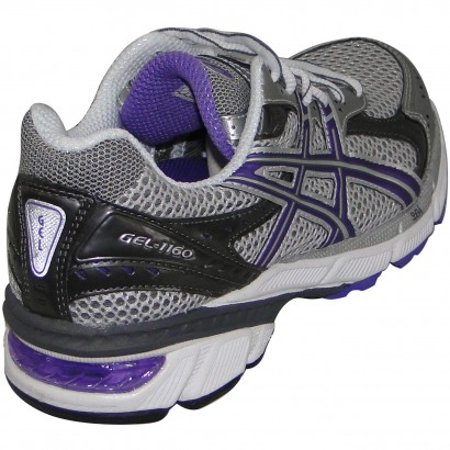 TENIS ASICS GEL-1160 2425 - PRATA/BRANCO/LILÁS - Chuteira Nike, Adidas ...