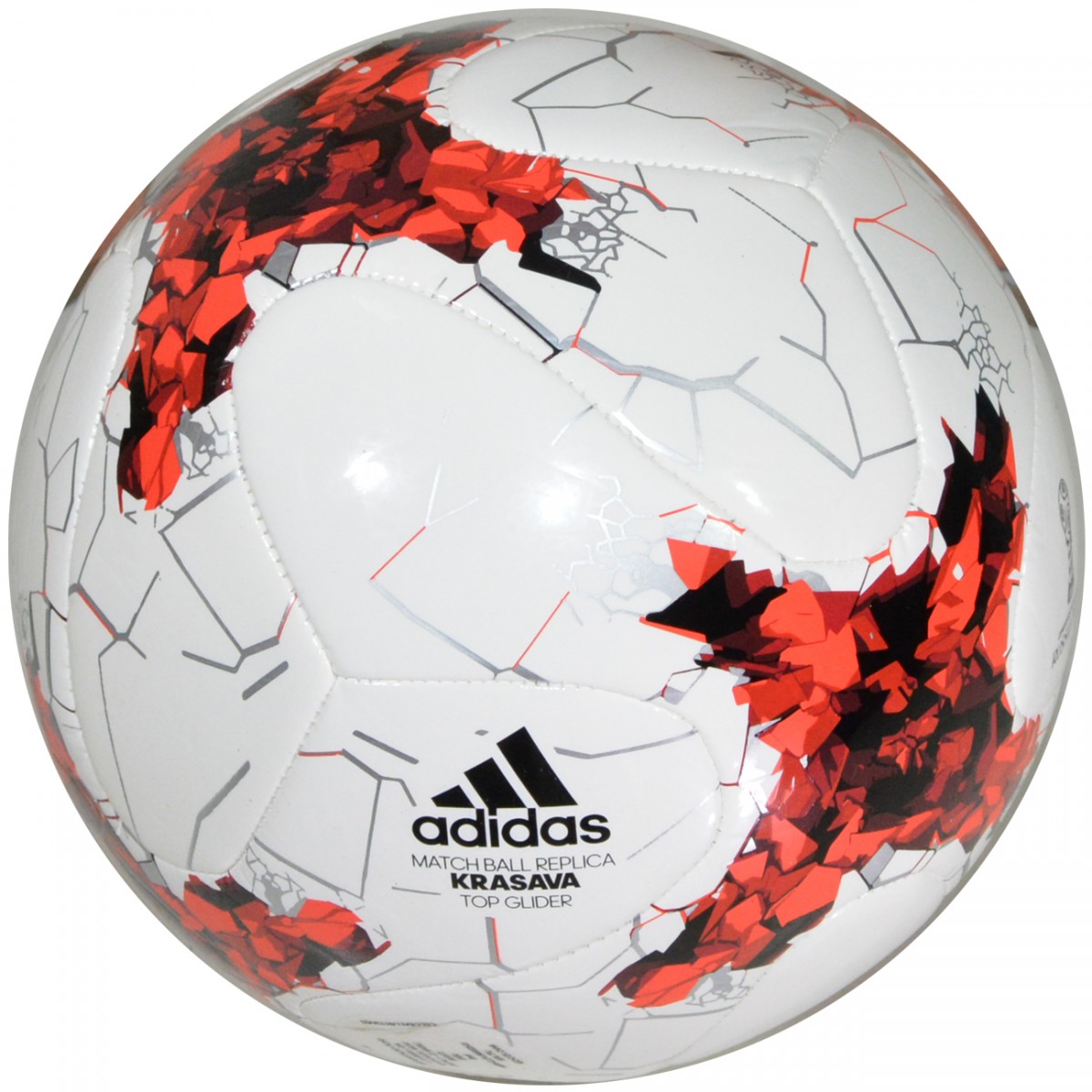 Bola Adidas Copa das Confederações Russia 2017 AZ3204 - Branco/Vermelho ...