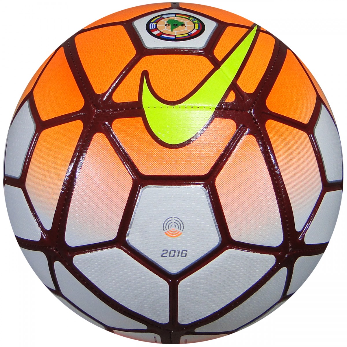 Bola Nike Strike Libertadores 2016 SC2906 100 - Laranja/Limão ...