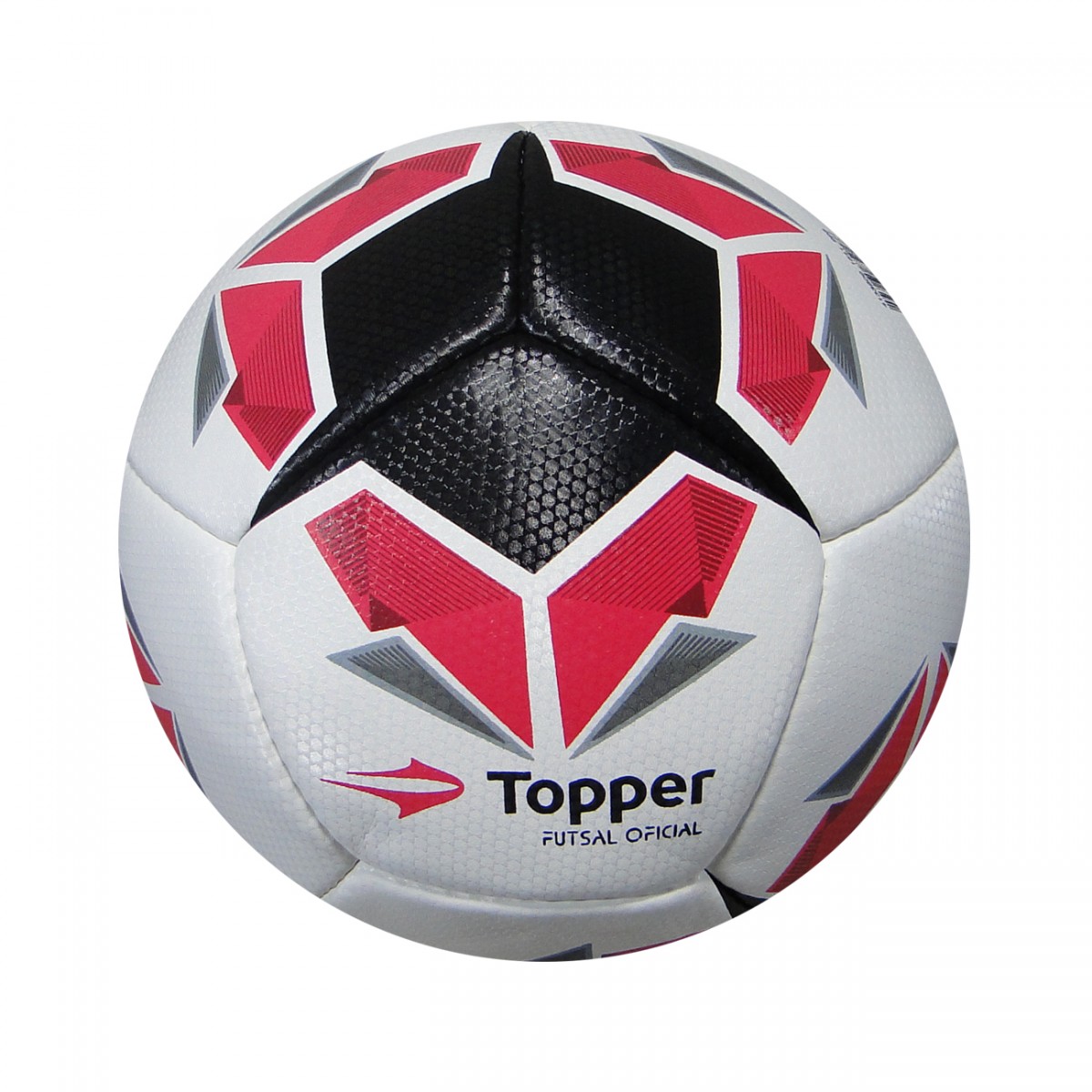 Bola Topper Seleção BR IV Futsal 2232-M - Branco/Preto/Rosa - Chuteira ...