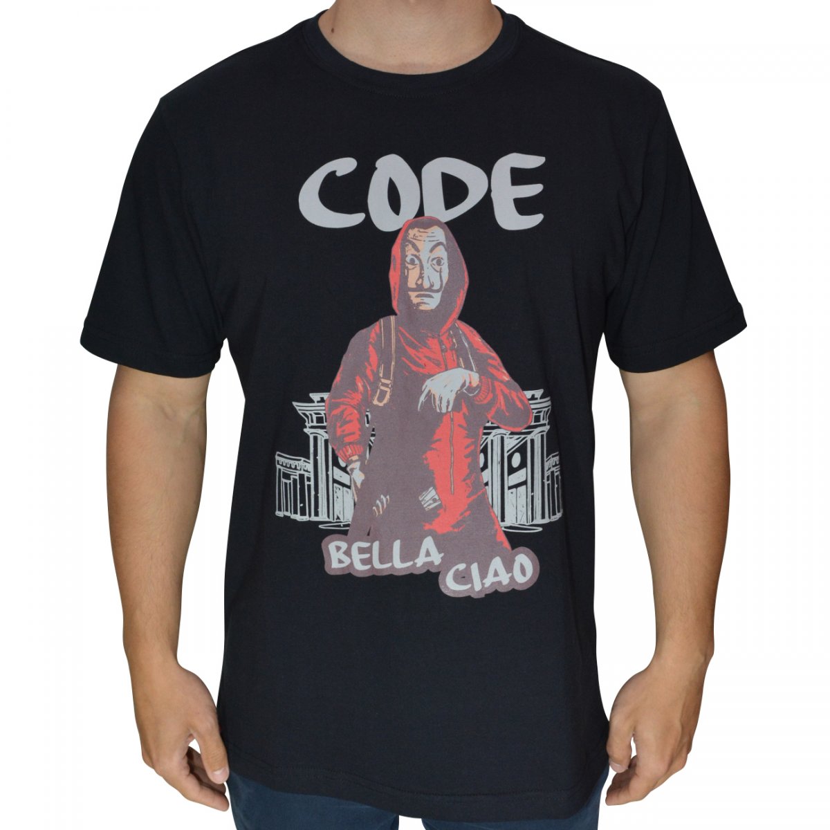 Camiseta Code Bella Ciao 210405120 - Preto - Chuteira Nike, Adidas. Sandálias Femininas. Sandy ...