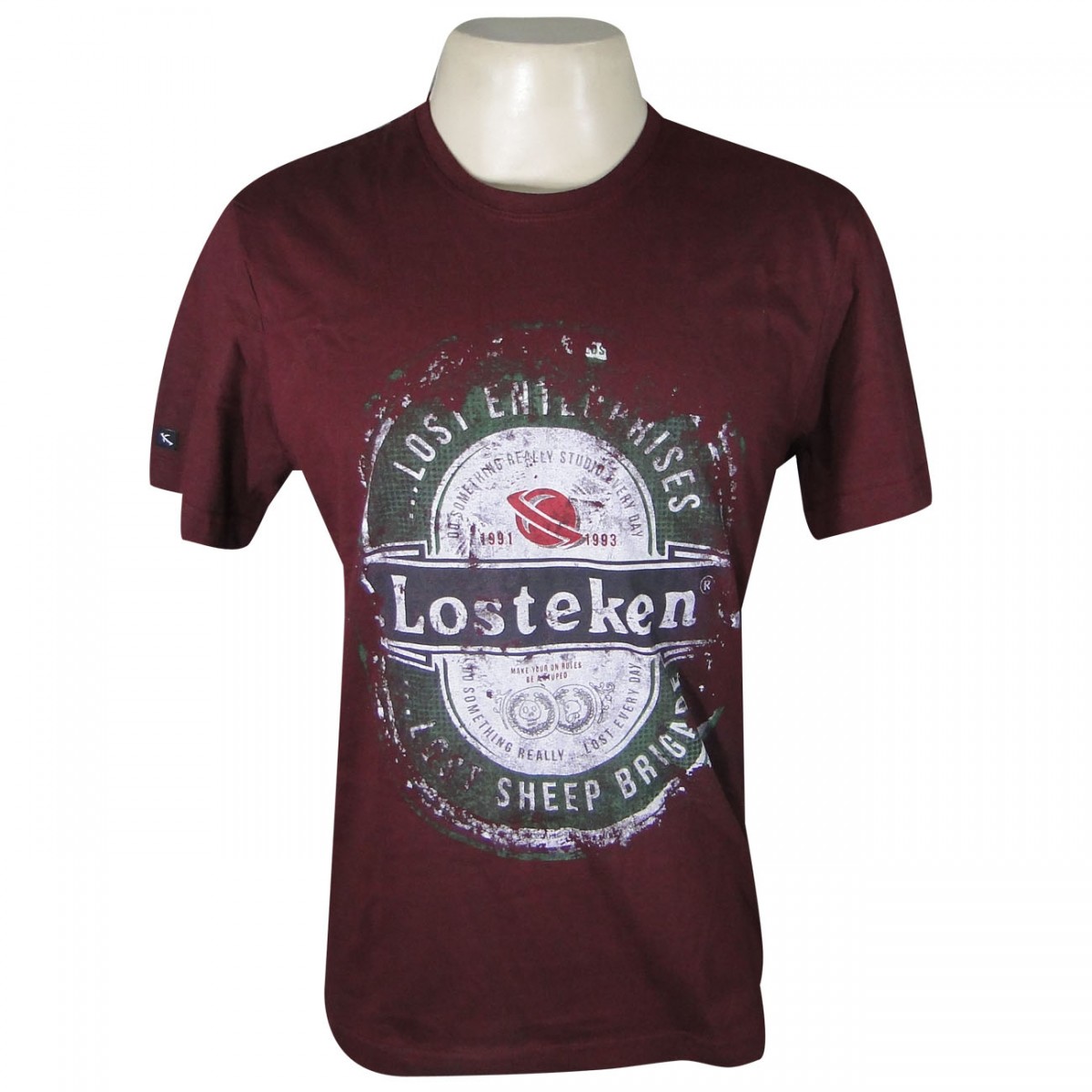 Camiseta Lost 202012026 202012026 TG - Vinho - Chuteira Nike, Adidas ...