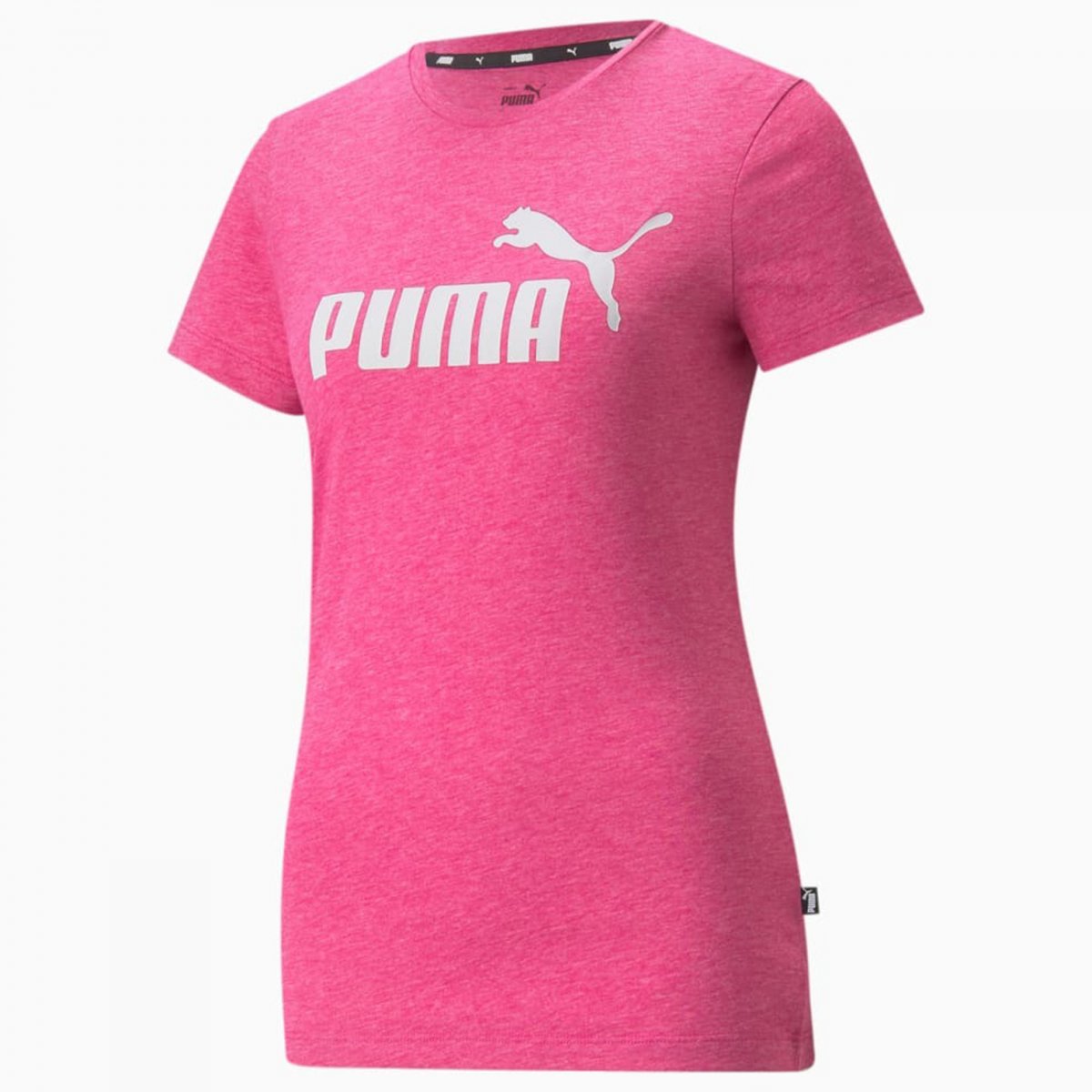 Camiseta Puma Ess Logo Tee Feminina 521185 04 - Pink - Chuteira Nike ...