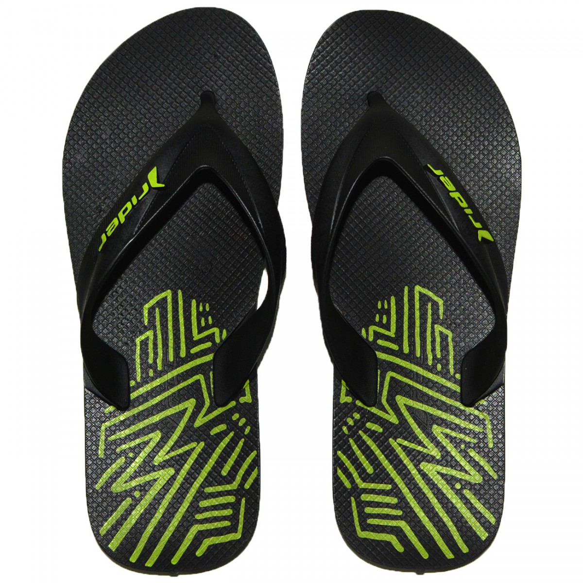 Chinelo Rider Strike Graphic 11074 11074 - 24033 - Preto/Verde ...