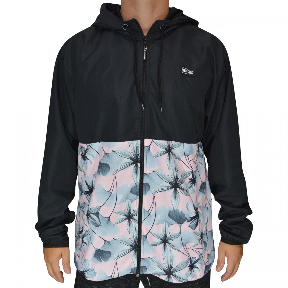 Jaqueta Free Surf Floral Quebra Vento 110908098 - Rosa/preto - Chuteira ...