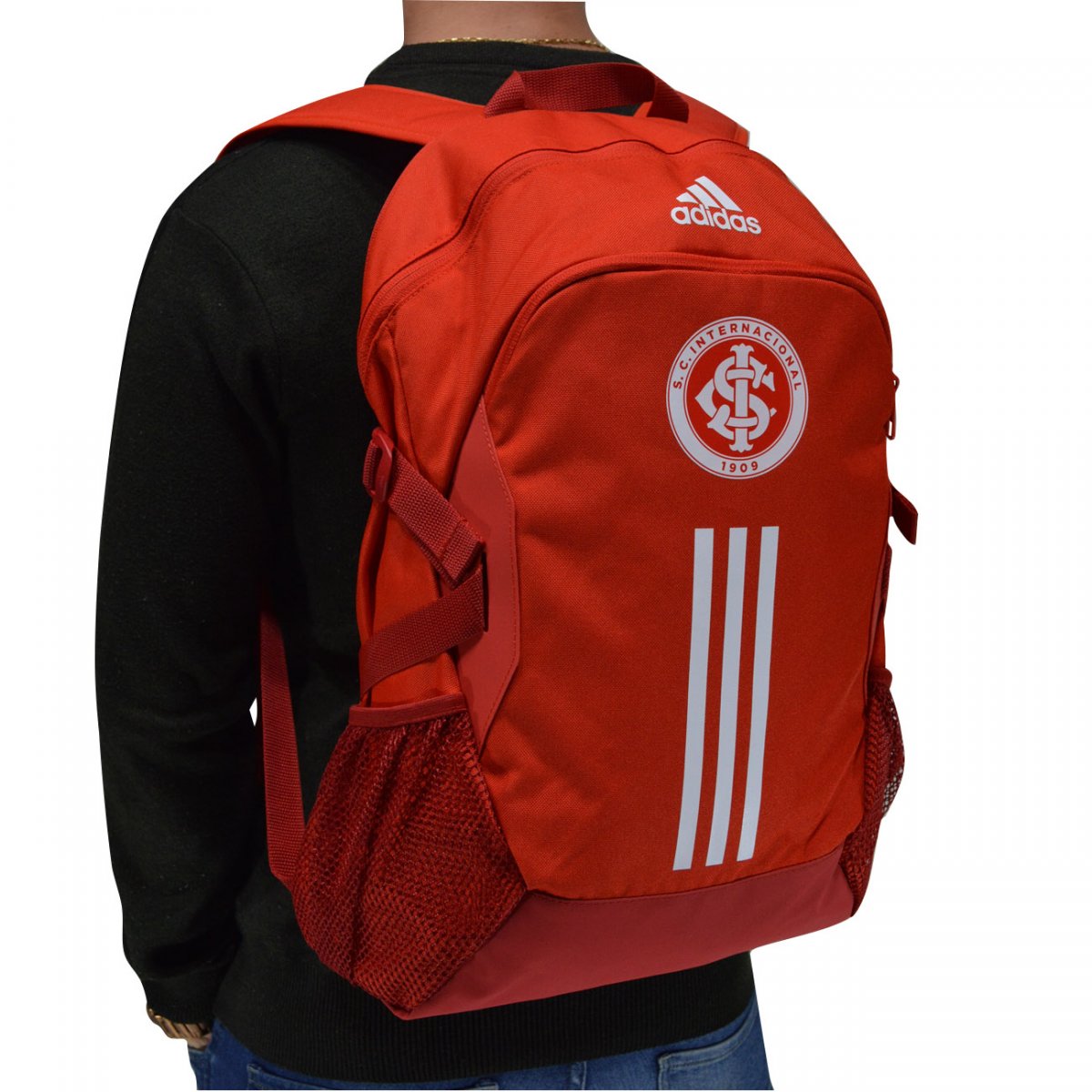 Mochila Adidas Inter Backpack GU8846 - Vermelho - Chuteira Nike, Adidas ...