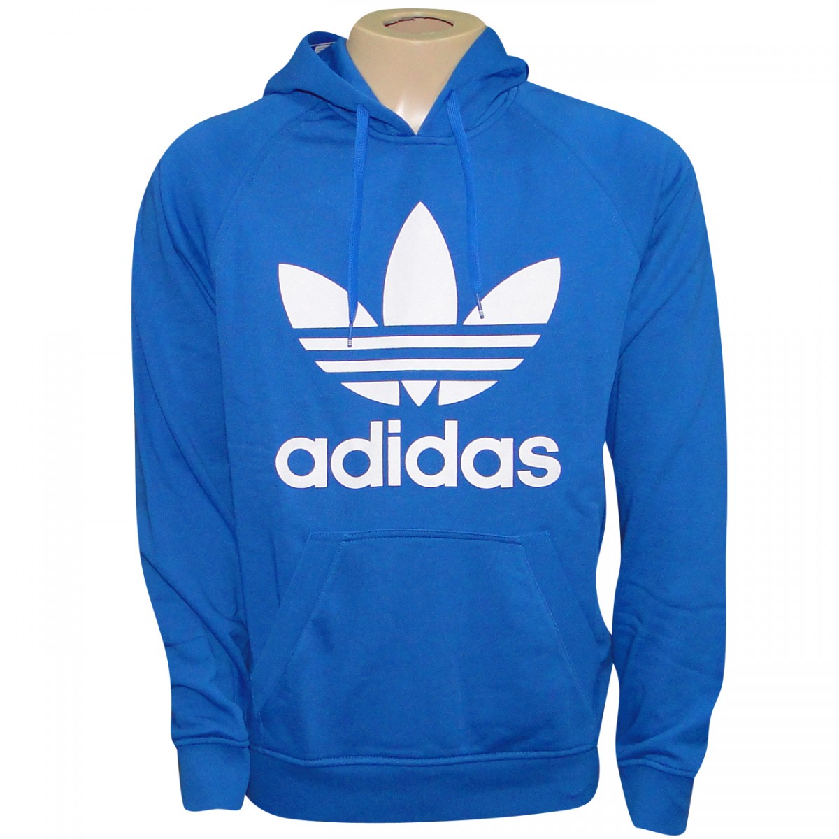 Moletom Adidas Originals Tref Hoody S23123 - Royal/Branco - Chuteira ...