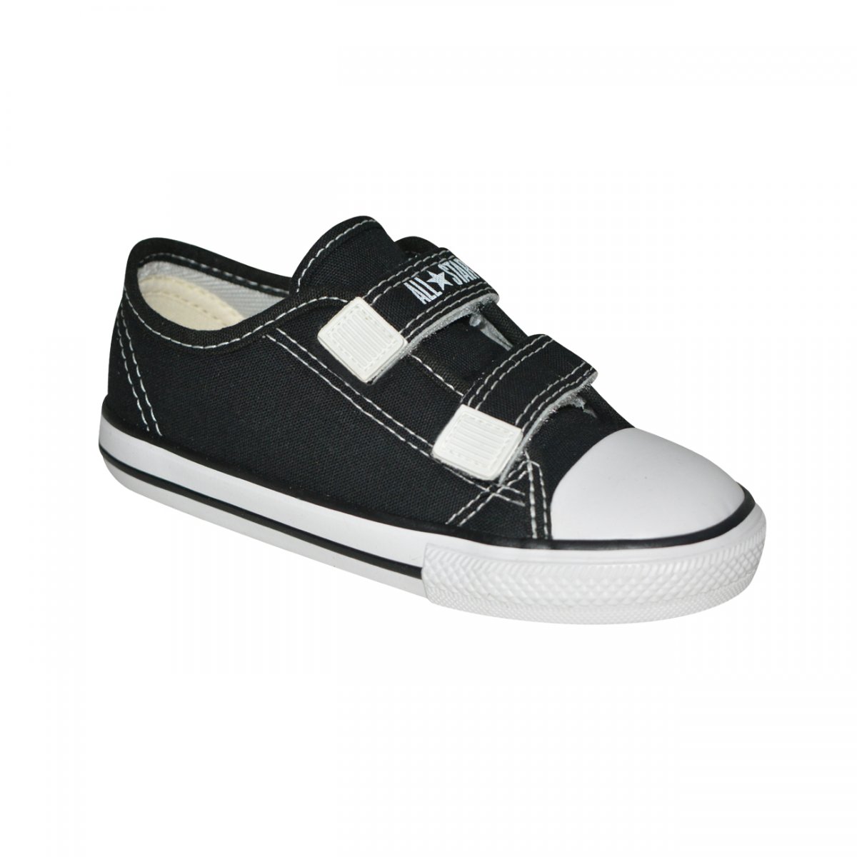 Tenis All Star Converse Border 2 Bebe CK05080002 - Preto/preto/branco ...