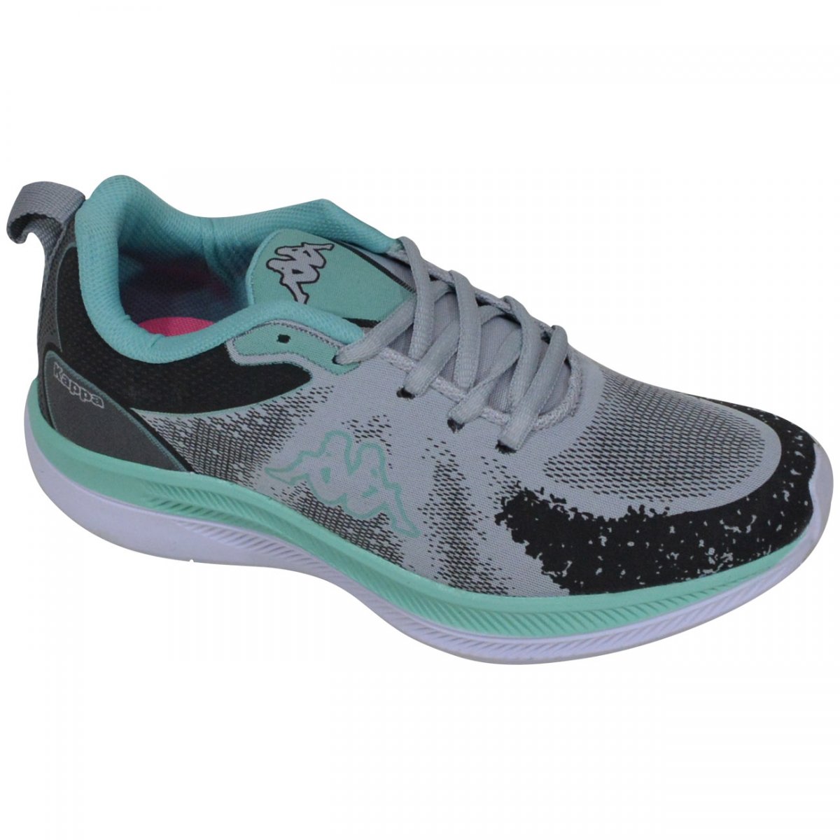 Tenis Kappa Alley 10KP031 032 - Cinza/verde/agua - Chuteira Nike ...