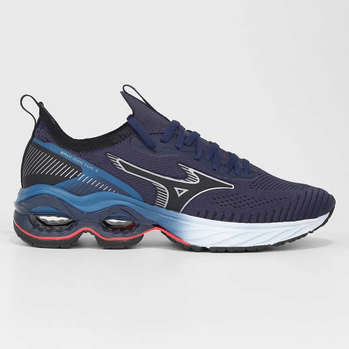 Tenis Mizuno Wave Invictus 3 101025025-555 - Marinho - Chuteira Nike ...
