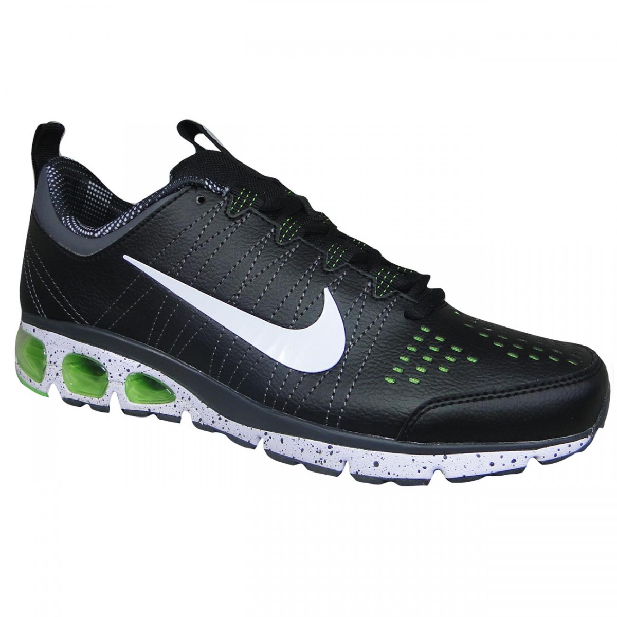 Tenis Nike Air Max Spectrum 724323 001 - PRETO/VERDE/LIMÃO - Chuteira ...