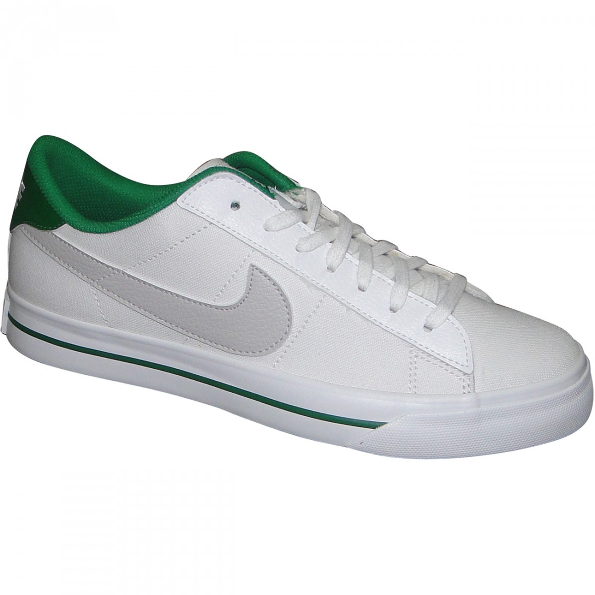 Tenis Nike Sweet Classic Low 538925-100 - Branco/Verde - Chuteira Nike ...