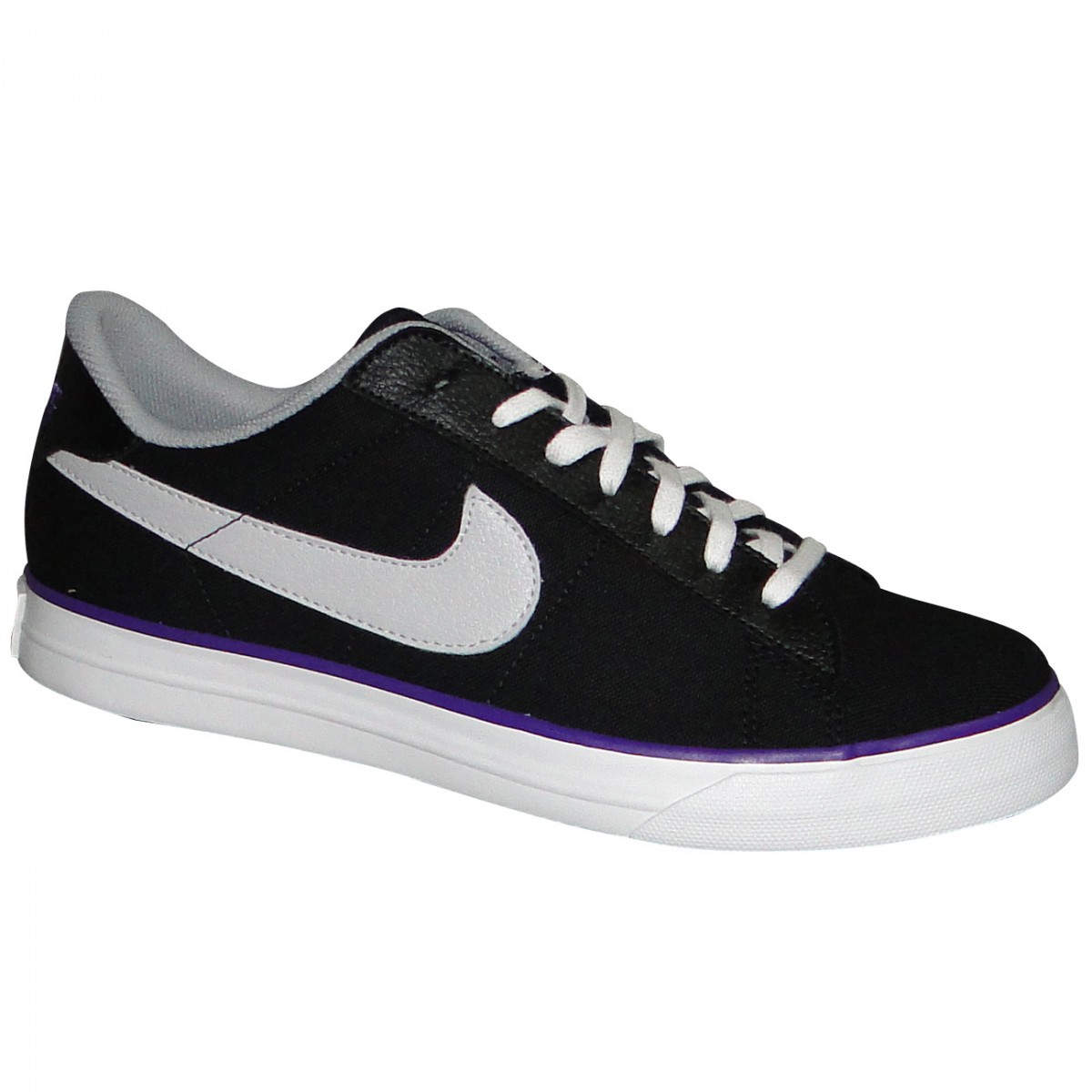 Tenis Nike Sweet Classic Low 538925 003 - Preto/Branco/Uva - Chuteira ...
