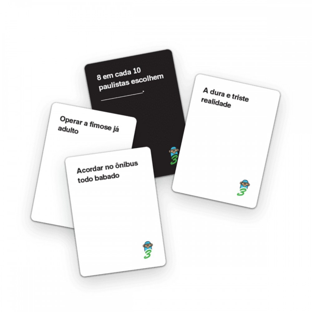 FDP 3 Foi De Propósito 3 Expansão Jogo De Cartas Humor Buró