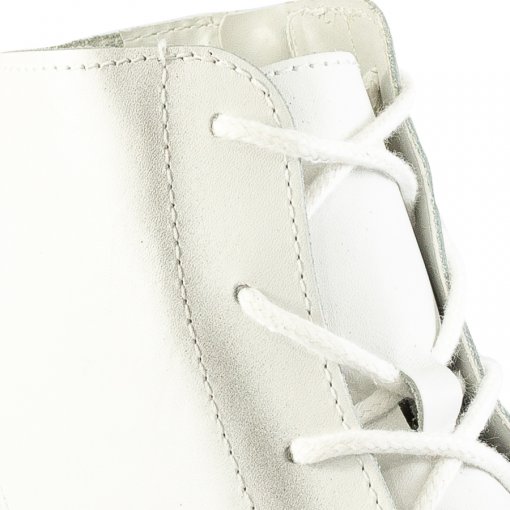 Coturno Salto Bloco Tratorado Glasgow XXI Bottero 329202 - Branco ...