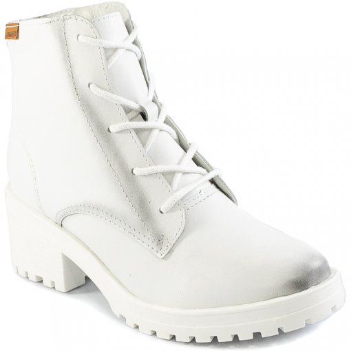 Coturno Salto Bloco Tratorado Glasgow XXI Bottero 329202 - Branco ...