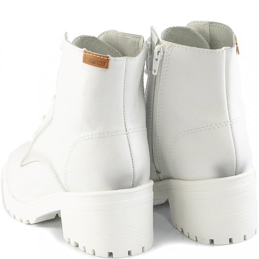 Coturno Salto Bloco Tratorado Glasgow XXI Bottero 329202 - Branco ...