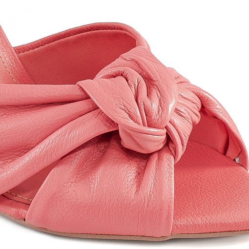 Sandália Feminina Bico Folha Nozinho Parô Cool 10024.3220 - Rosa ...