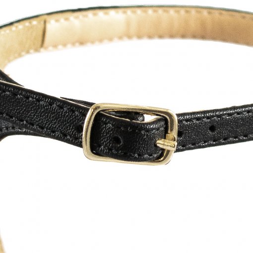 Sandália Feminina Salto Bloco Cecconello 14490002 - Couro Preto ...