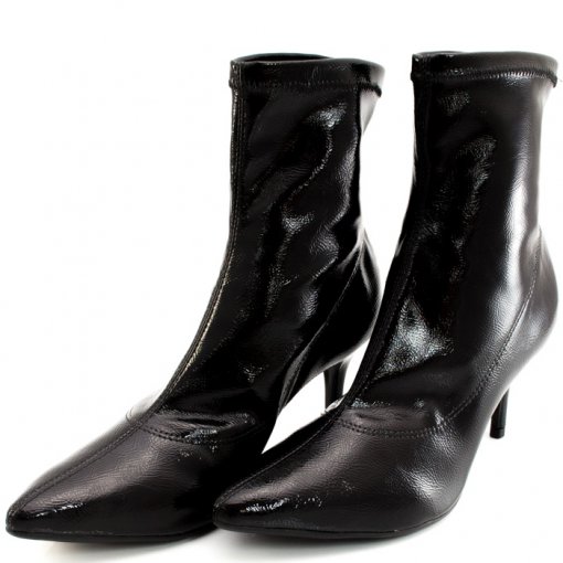 Skinny Boot Verniz Offline 20857 - Verniz Preto | Sapato Show