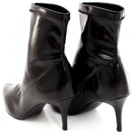 Skinny Boot Verniz Offline 20857 - Verniz Preto | Sapato Show