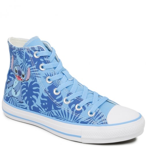 Tênis Chuck Taylor All Star Stitch Cano Alto Converse Ck1303 - Azul ...