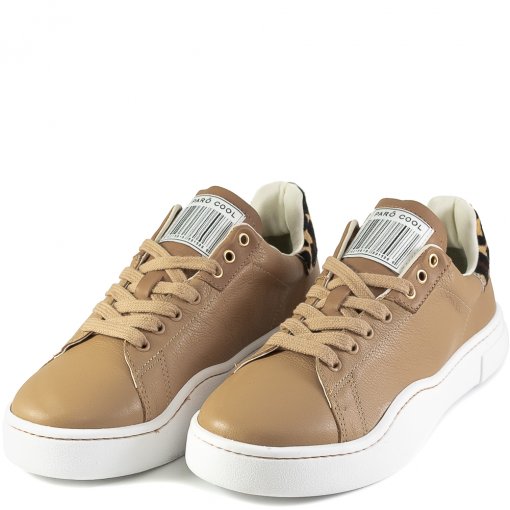 Tênis em Couro Animal Print Parô Cool 101495170 - Whiski | Sapato Show