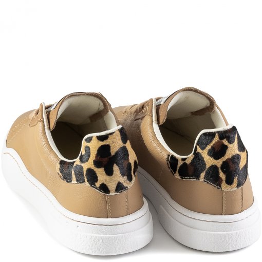 Tênis em Couro Animal Print Parô Cool 101495170 - Whiski | Sapato Show