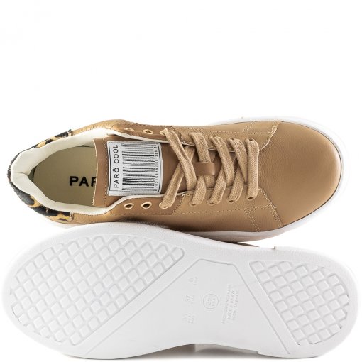 Tênis em Couro Animal Print Parô Cool 101495170 - Whiski | Sapato Show