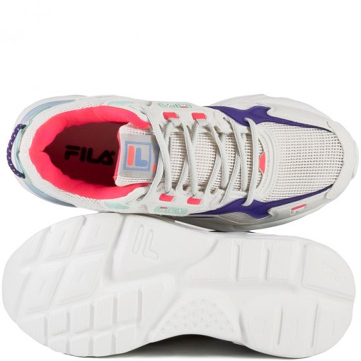 Tênis Feminino Multicolorido Fila Street Fit F02at018 - Branco/Rosa ...