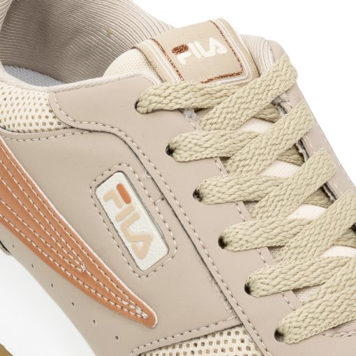 Tênis Feminino Retro Flag Fila F02l00206 - Oliva/Bege | Sapato Show