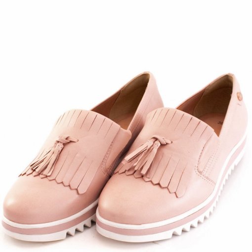 Tenis Franjas Barbicacho Verofatto 6007123 - Rosa Quartzo | Sapato Show