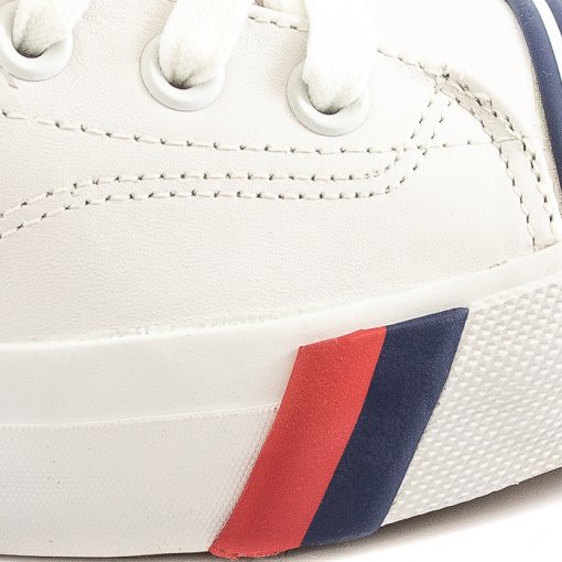 Tênis Masculino Pro-Keds Low Leather PK110002 - Branco | Sapato Show
