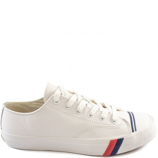 Tênis Masculino Pro-Keds Low Leather PK110002 - Branco | Sapato Show