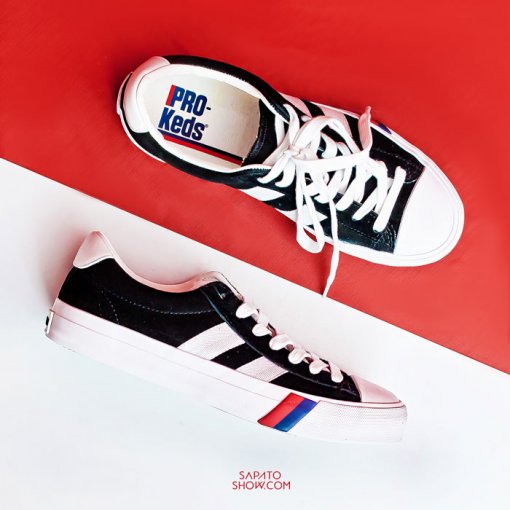 Tênis Pro Keds Royal Plus Suede - Preto | Sapato Show