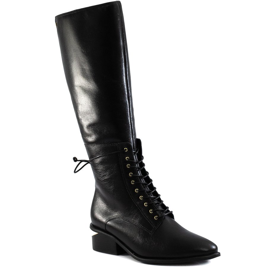 Bota Cano Alto Bico Fino Inverno 2021 Parô Cool 3668 - Preto | Sapato Show