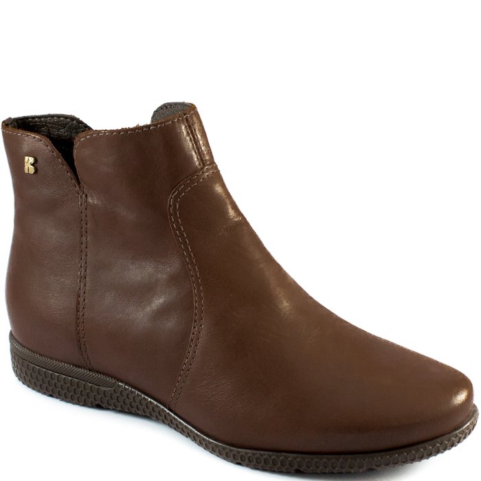 Bota Feminina Rasteira Couro 2019 Bottero 301906 - Wood | Sapato Show
