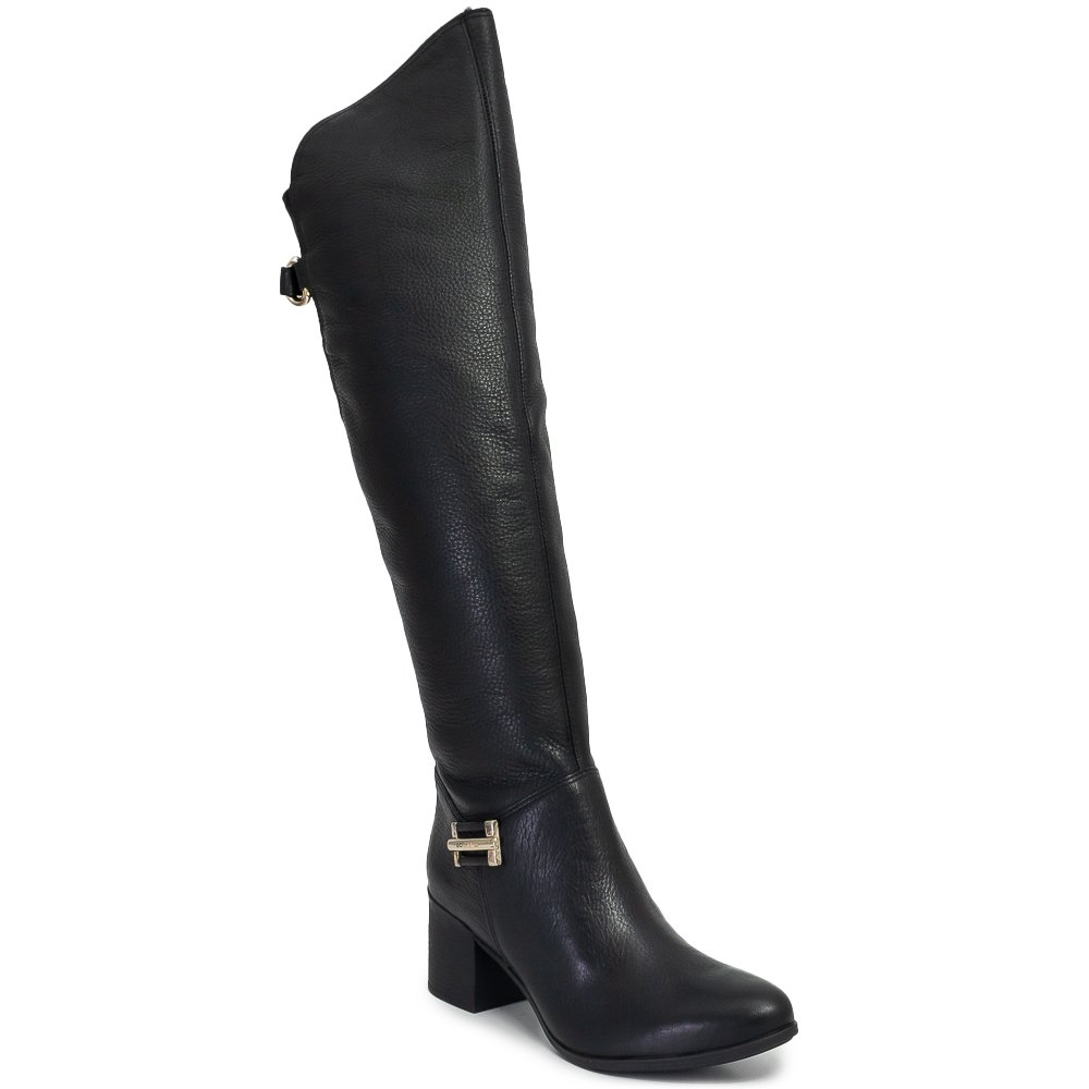Bota Over Feminina Fivela e Zíper Bottero 346905 - Preto | Sapato Show