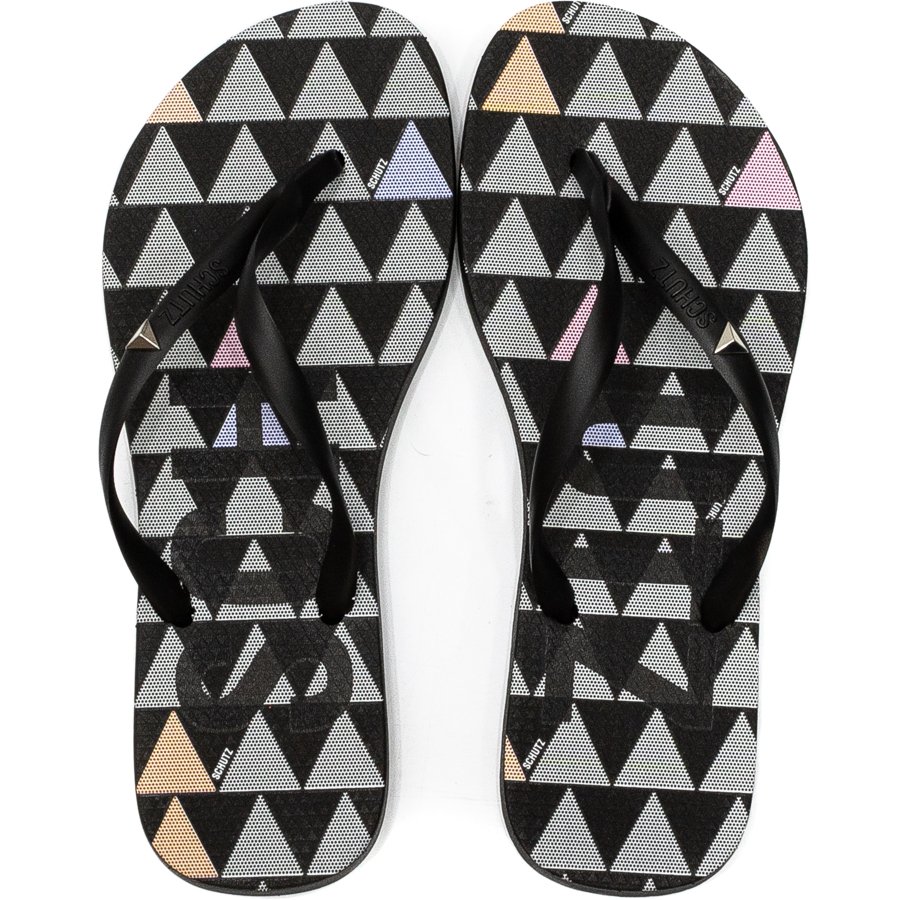 Chinelo Feminino Flip Flop Triangle Schutz S206320007 - Triangulo Preto ...